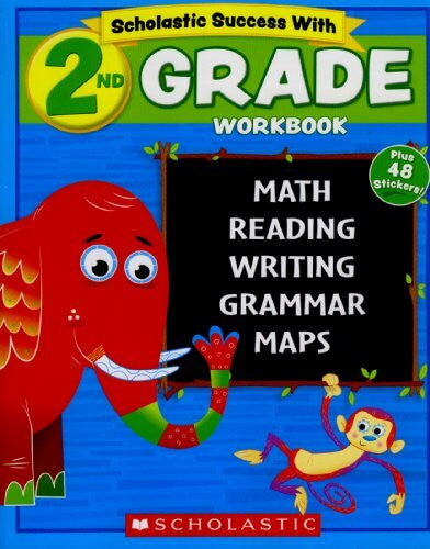 Scholastic - 2nd GRADE Workbook with Motivational Stickers (Scholastic ...